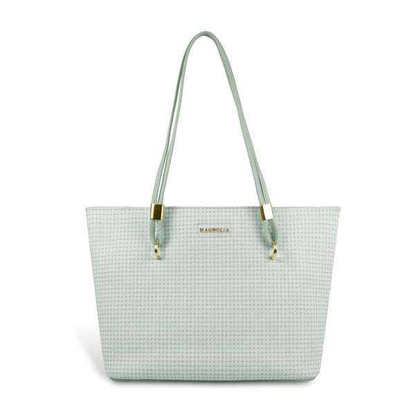 Magnolia Stylish Textured Tote Bag for Women with Spacious Compartment