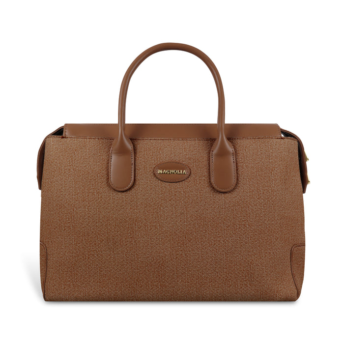 Magnolia Elegant Structured Handbag for Women - Premium Shoulder Tote